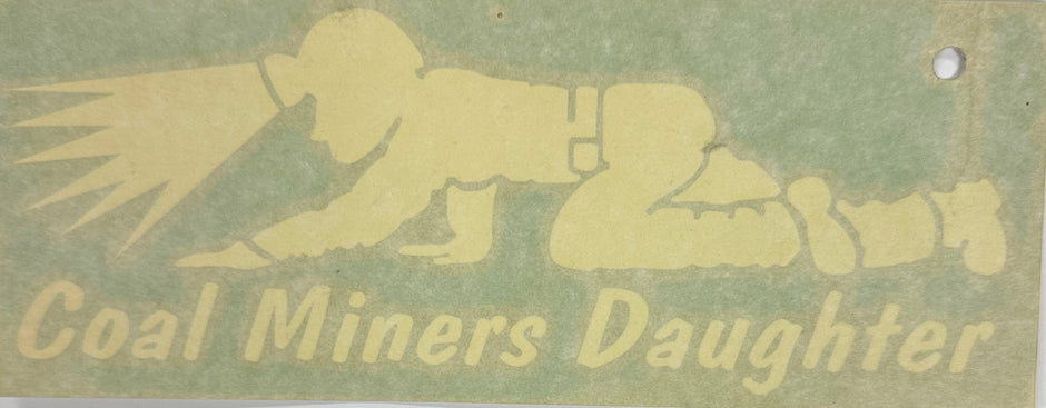 Decal-Coal Miners Daughter – Garrett International LLC