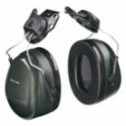 3M PELTOR™ Optime™ 101 Earmuff, 24 dB NRR, Dark Green, Cap Mount-247-H ...
