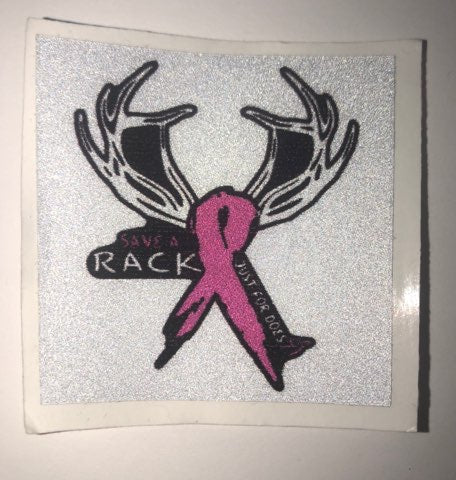 Decal- Save the Rack 2x2 — Garrett International LLC